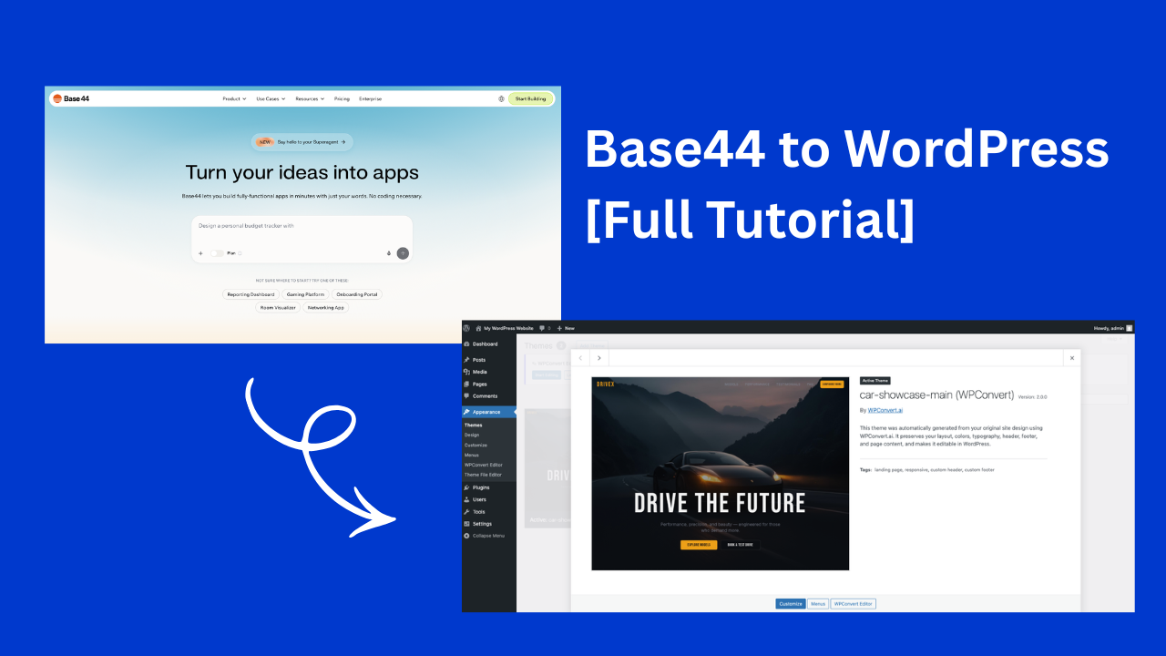 WPConvert.ai - Convert any AI Built Website to WordPress Theme in One Click